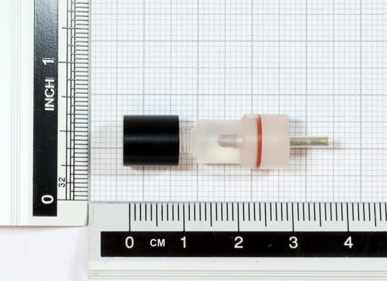 Salt bridge reference electrode complete assembly