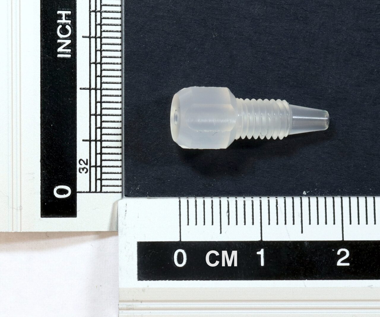 Fingertight fittings, with M5 thread for cell column and waste ...